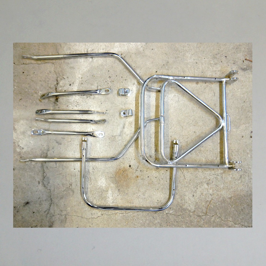 OldtimerVergaser - Gepäckträger Victoria Swing neu verchromt, guter Zustand